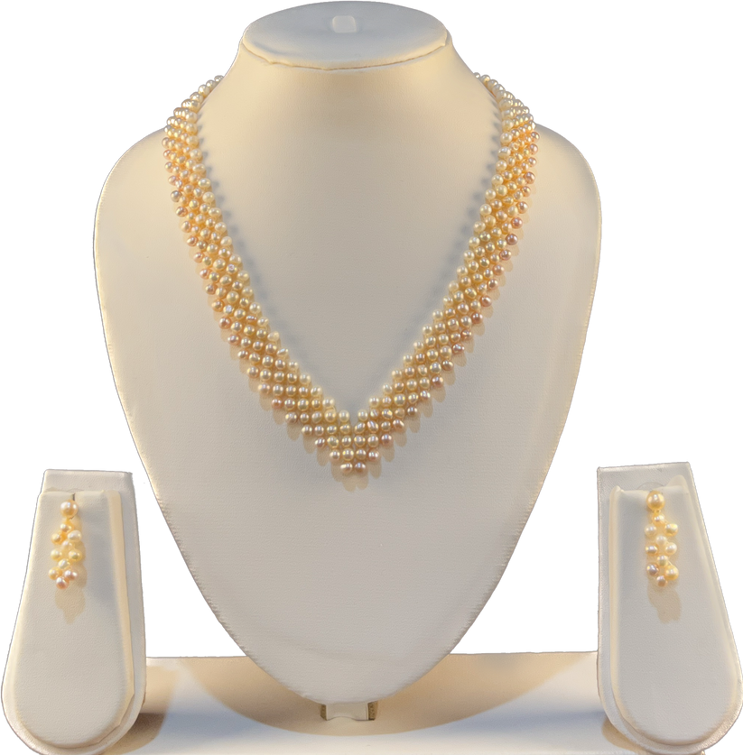 Coraline - Charming Netted Multi Color Pearl Set – My Pearls
