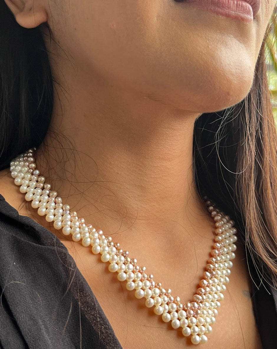 Premium Real Pearl Necklace Sets & Pearl Earrings – My Pearls